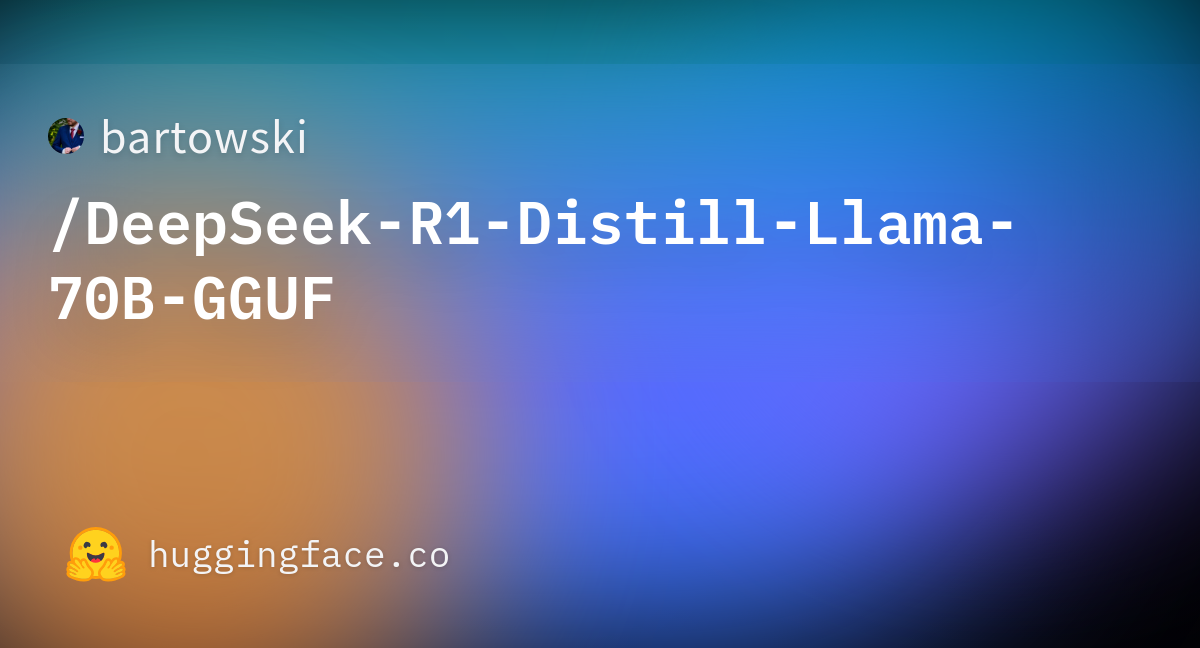Commits · bartowski/DeepSeek-R1-Distill-Llama-70B-GGUF Commits · bartowski/DeepSeek-R1-Distill-Llama-70B-GGUF
