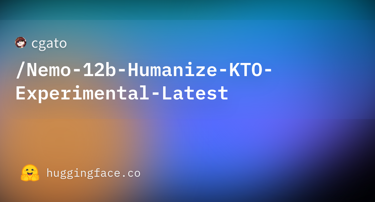 model-00004-of-00005.safetensors · cgato/Nemo-12b-Humanize-KTO ... model-00004-of-00005.safetensors · cgato/Nemo-12b-Humanize-KTO ...