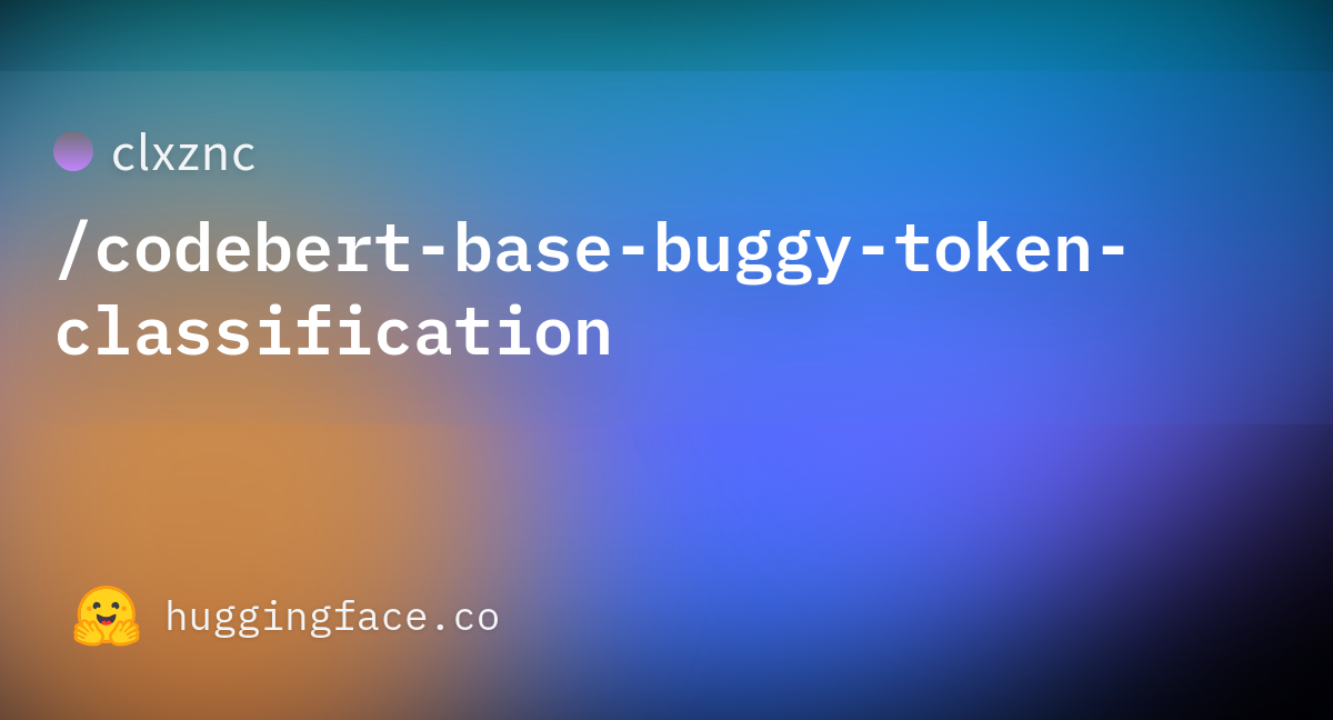 clxznc/codebert-base-buggy-token-classification at main clxznc/codebert-base-buggy-token-classification at main