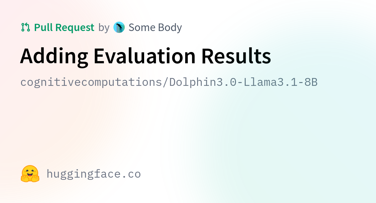 cognitivecomputations/Dolphin3.0-Llama3.1-8B · Adding Evaluation Results cognitivecomputations/Dolphin3.0-Llama3.1-8B · Adding Evaluation Results