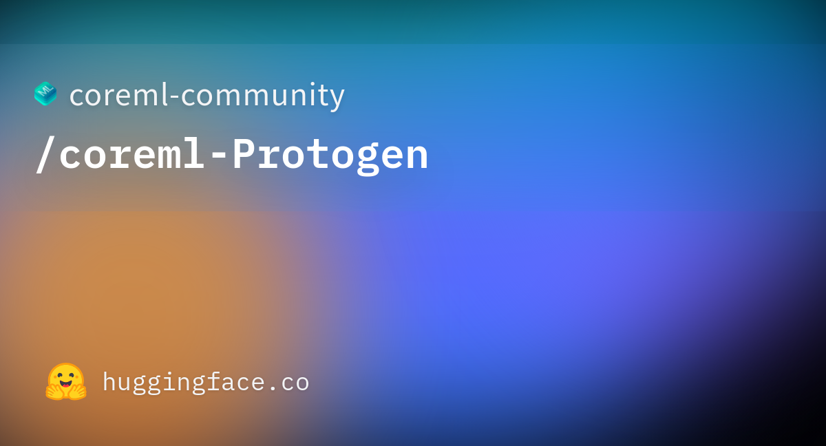 Coreml Communitycoreml Protogen · Hugging Face