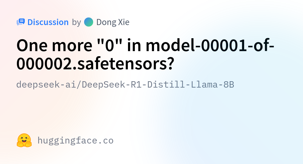 deepseek-ai/DeepSeek-R1-Distill-Llama-8B · One more deepseek-ai/DeepSeek-R1-Distill-Llama-8B · One more