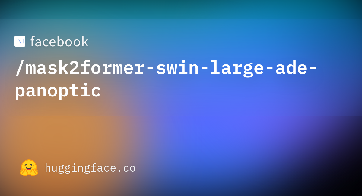 Update Preprocessor Config Json · Facebook Mask2former Swin Large Ade Panoptic At 4589972