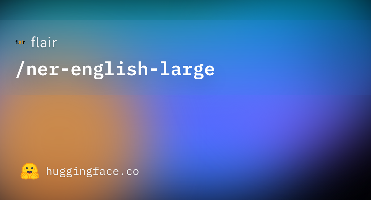 Flairner English Large · Hugging Face