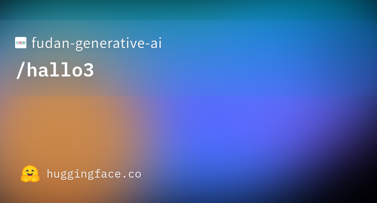 Readme Md · Fudan Generative Ai Hallo3 At Refs Pr 1