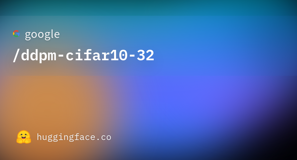 README.md · google/ddpm-cifar10-32 at main README.md · google/ddpm-cifar10-32 at main