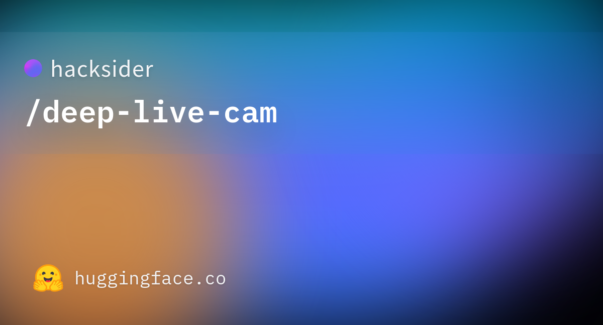 README.md · hacksider/deep-live-cam at main README.md · hacksider/deep-live-cam at main