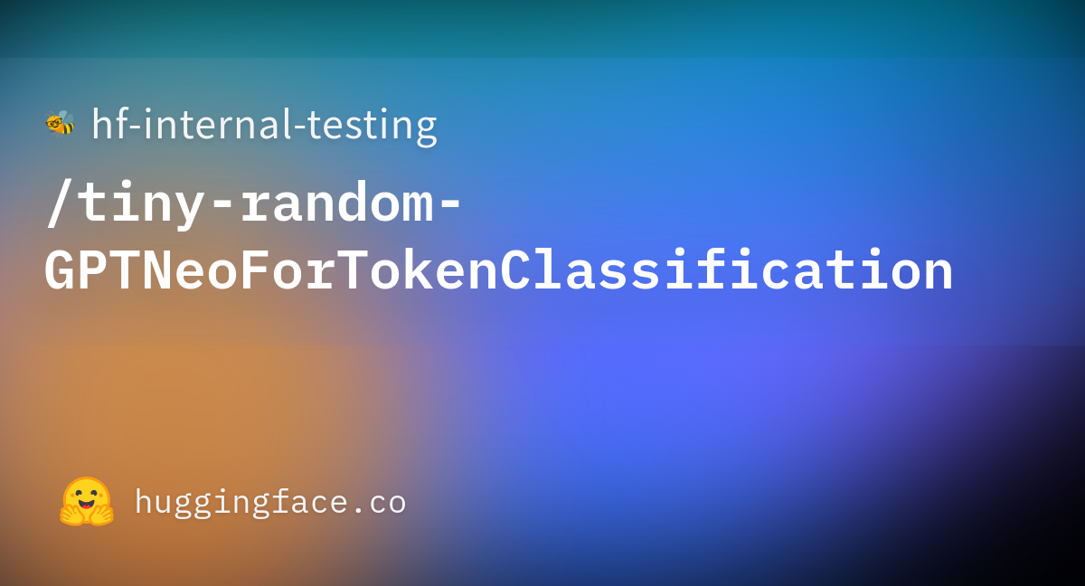 Hf Internal Testing Tiny Random Gptneofortokenclassification · Hugging Face