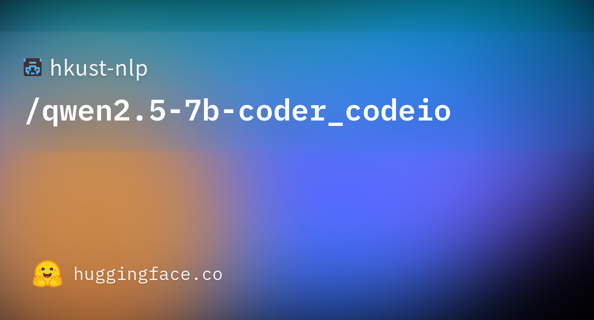 hkust-nlp/qwen2.5-7b-coder_codeio · Hugging Face hkust-nlp/qwen2.5-7b-coder_codeio · Hugging Face