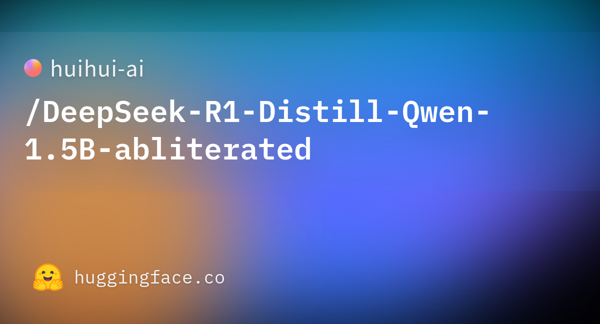 config.json · huihui-ai/DeepSeek-R1-Distill-Qwen-1.5B-abliterated at main config.json · huihui-ai/DeepSeek-R1-Distill-Qwen-1.5B-abliterated at main