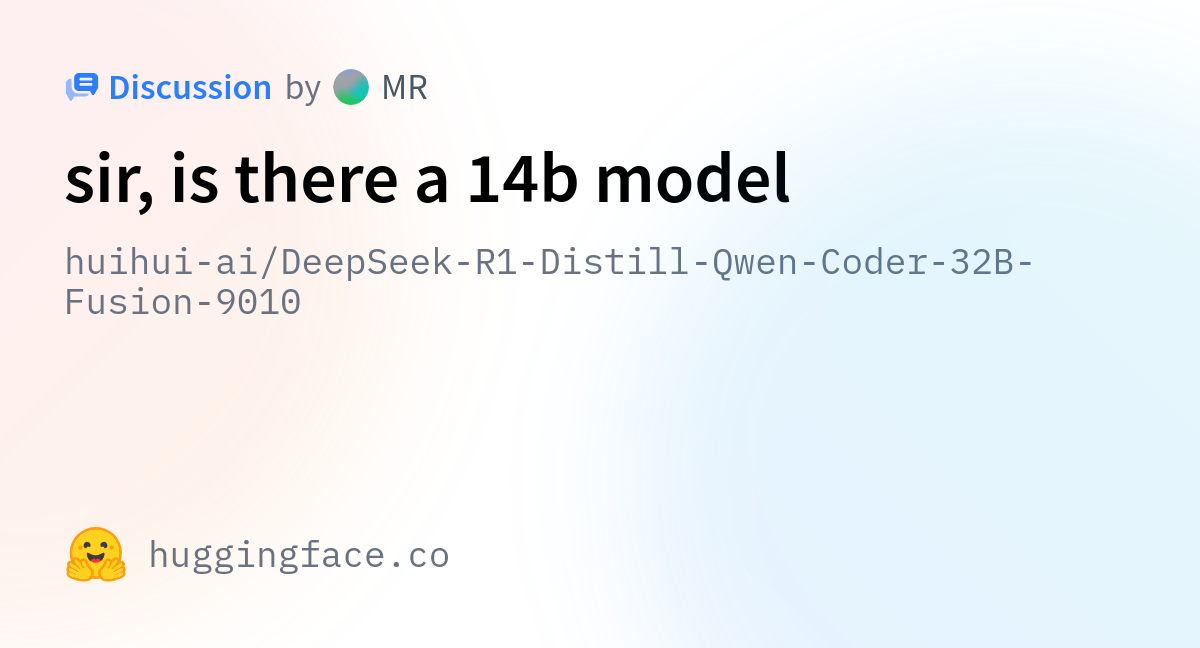 huihui-ai/DeepSeek-R1-Distill-Qwen-Coder-32B-Fusion-9010 · sir, is ... huihui-ai/DeepSeek-R1-Distill-Qwen-Coder-32B-Fusion-9010 · sir, is ...