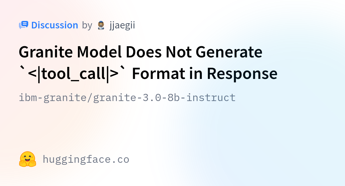 ibm-granite/granite-3.0-8b-instruct · Granite Model Does Not Generate ... ibm-granite/granite-3.0-8b-instruct · Granite Model Does Not Generate ...