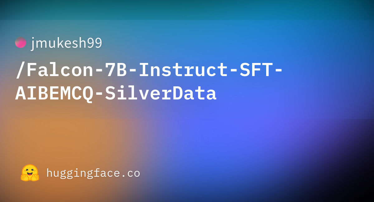 jmukesh99/Falcon-7B-Instruct-SFT-AIBEMCQ-SilverData at main jmukesh99/Falcon-7B-Instruct-SFT-AIBEMCQ-SilverData at main