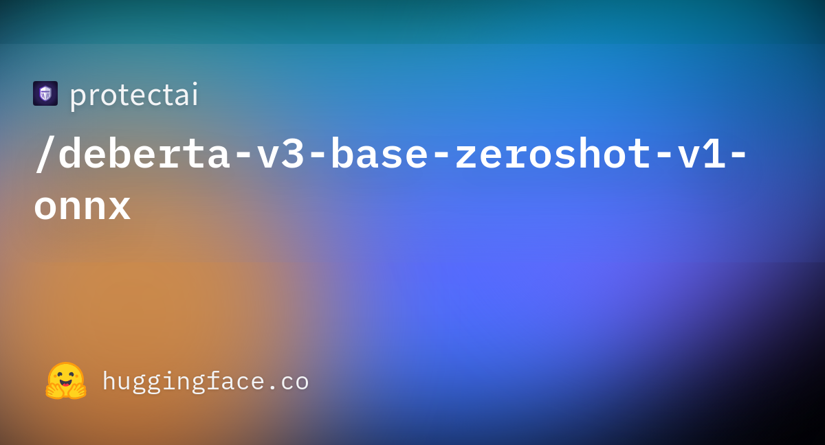 laiyer/deberta-v3-base-zeroshot-v1-onnx at main laiyer/deberta-v3-base-zeroshot-v1-onnx at main