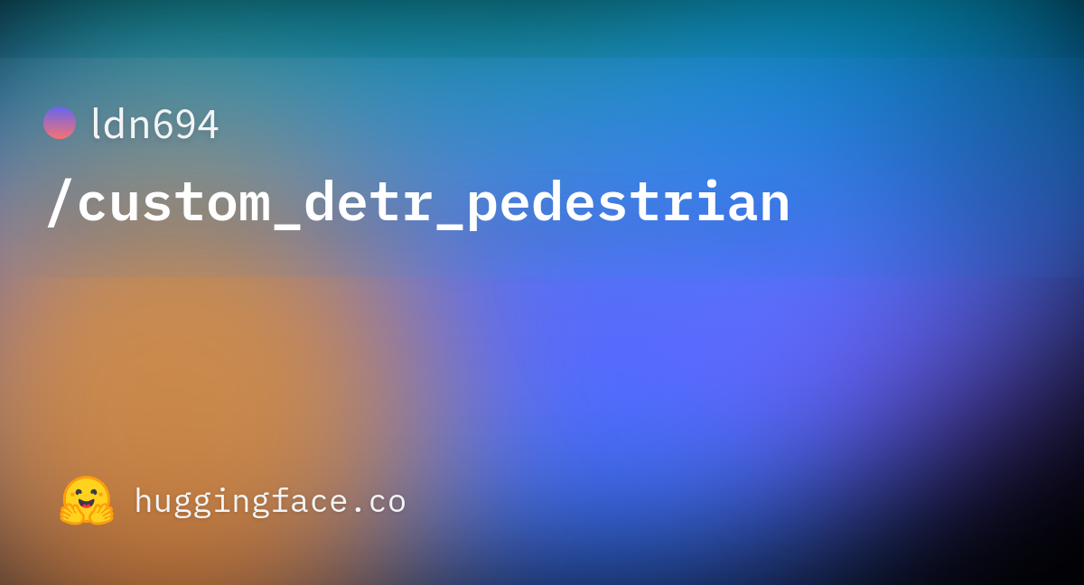 ldn694/custom_detr_pedestrian · Hugging Face ldn694/custom_detr_pedestrian · Hugging Face