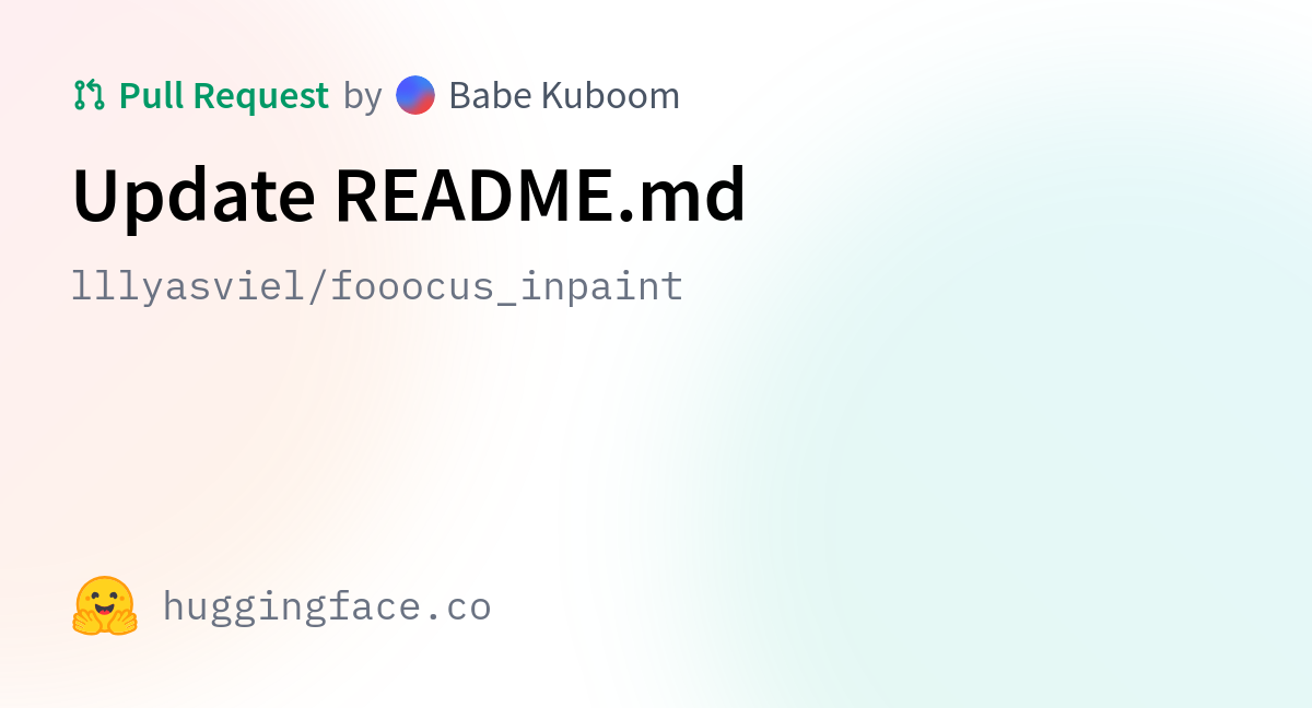 lllyasviel/fooocus_inpaint · Update README.md lllyasviel/fooocus_inpaint · Update README.md