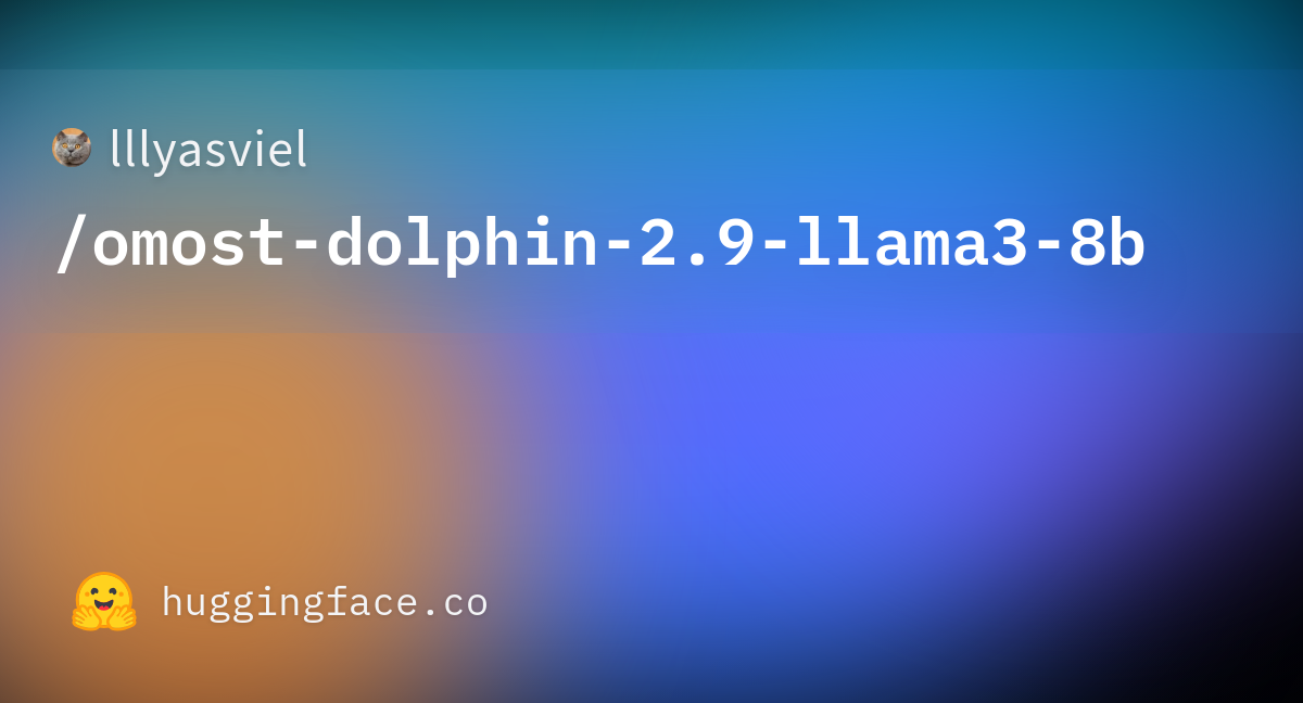 lllyasviel/omost-dolphin-2.9-llama3-8b · Hugging Face lllyasviel/omost-dolphin-2.9-llama3-8b · Hugging Face