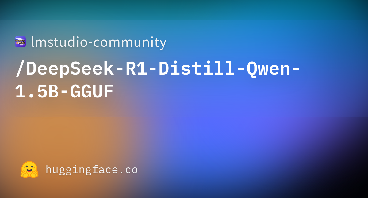 DeepSeek-R1-Distill-Qwen-1.5B-Q3_K_L.gguf · lmstudio-community/DeepSeek ... DeepSeek-R1-Distill-Qwen-1.5B-Q3_K_L.gguf · lmstudio-community/DeepSeek ...