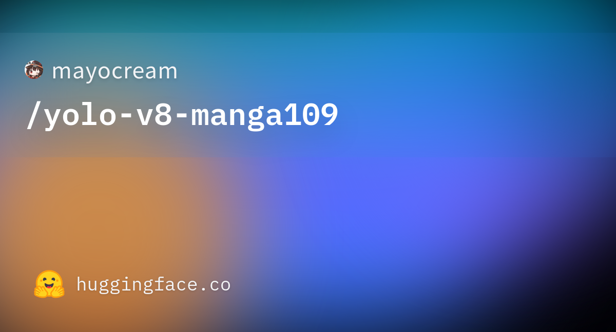 mayocream/yolo-v8-manga109 路 Discussions mayocream/yolo-v8-manga109 路 Discussions