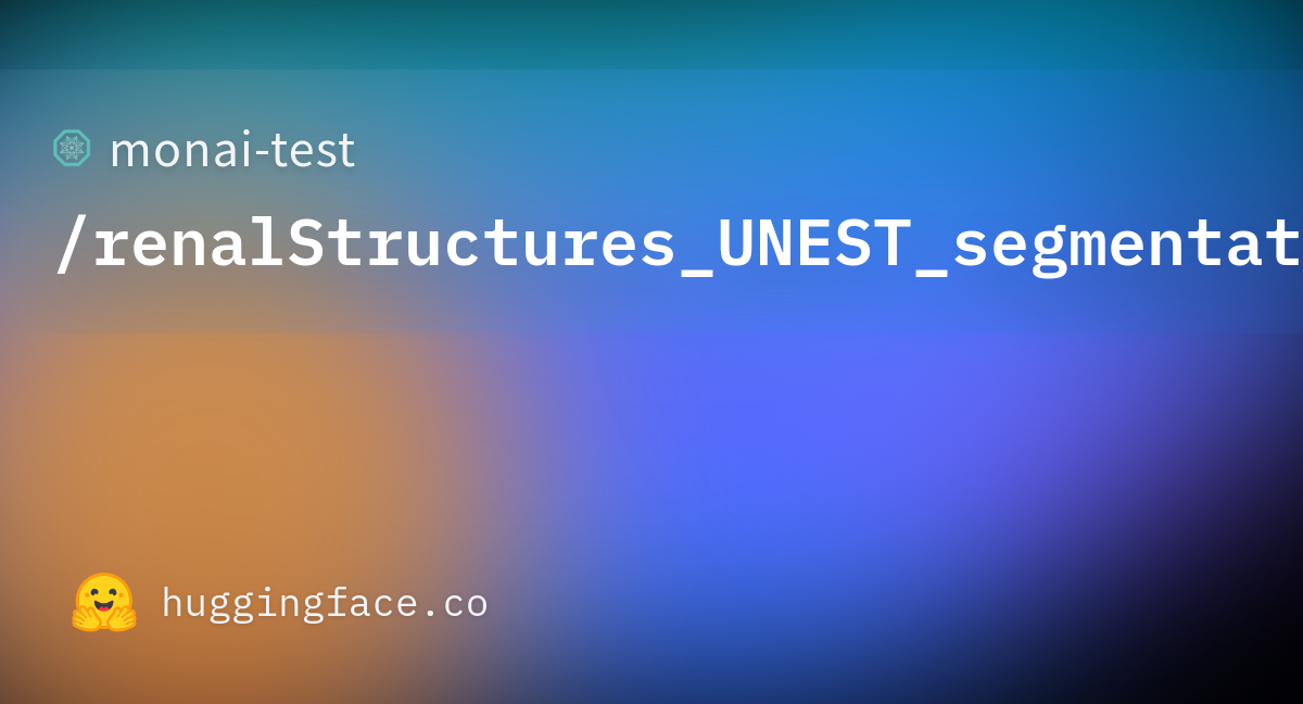 monai-test/renalStructures_UNEST_segmentation at main monai-test/renalStructures_UNEST_segmentation at main