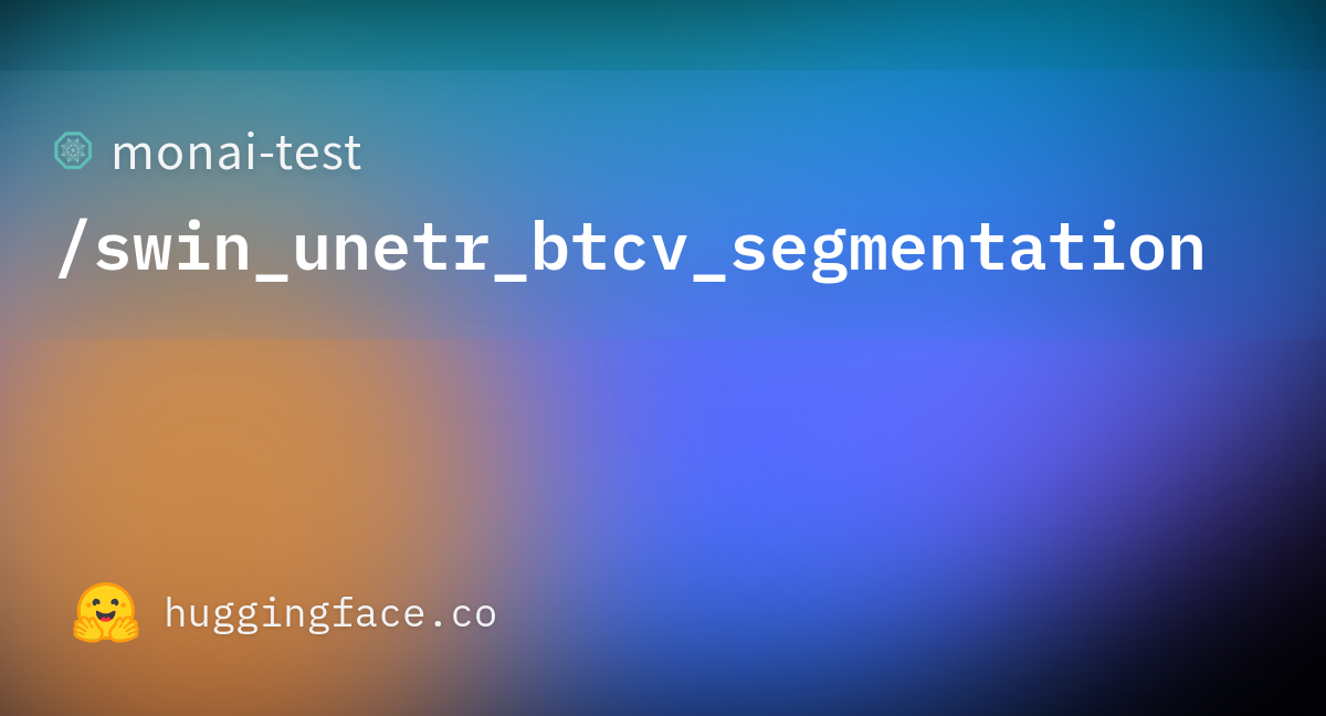 monai-test/swin_unetr_btcv_segmentation at main monai-test/swin_unetr_btcv_segmentation at main