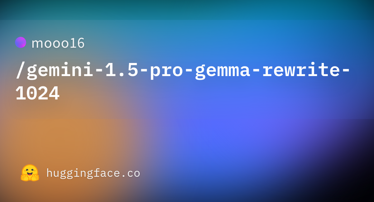 tokenizer_config.json · mooo16/gemini-1.5-pro-gemma-rewrite-1024 at main tokenizer_config.json · mooo16/gemini-1.5-pro-gemma-rewrite-1024 at main