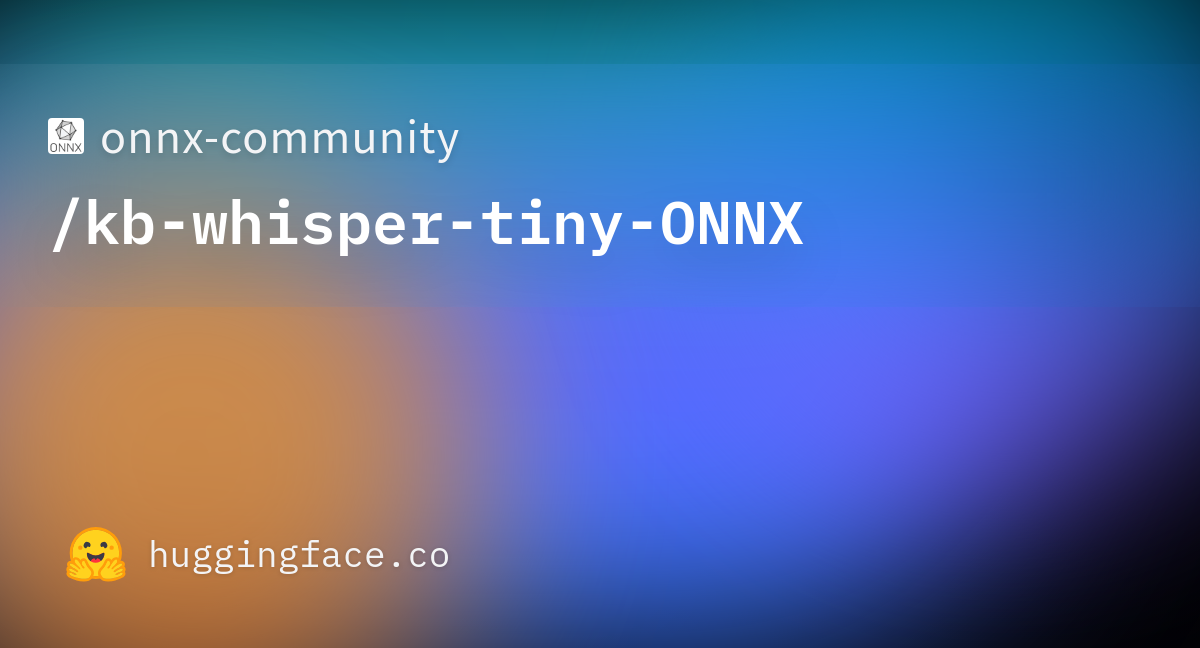 config.json · onnx-community/kb-whisper-tiny-ONNX at main config.json · onnx-community/kb-whisper-tiny-ONNX at main