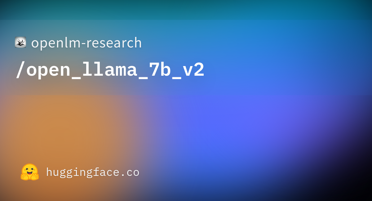 openlm-research/open_llama_7b_v2 at main openlm-research/open_llama_7b_v2 at main