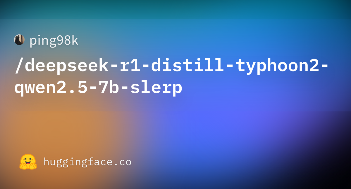 config.json · ping98k/deepseek-r1-distill-typhoon2-qwen2.5-7b-slerp at main config.json · ping98k/deepseek-r1-distill-typhoon2-qwen2.5-7b-slerp at main