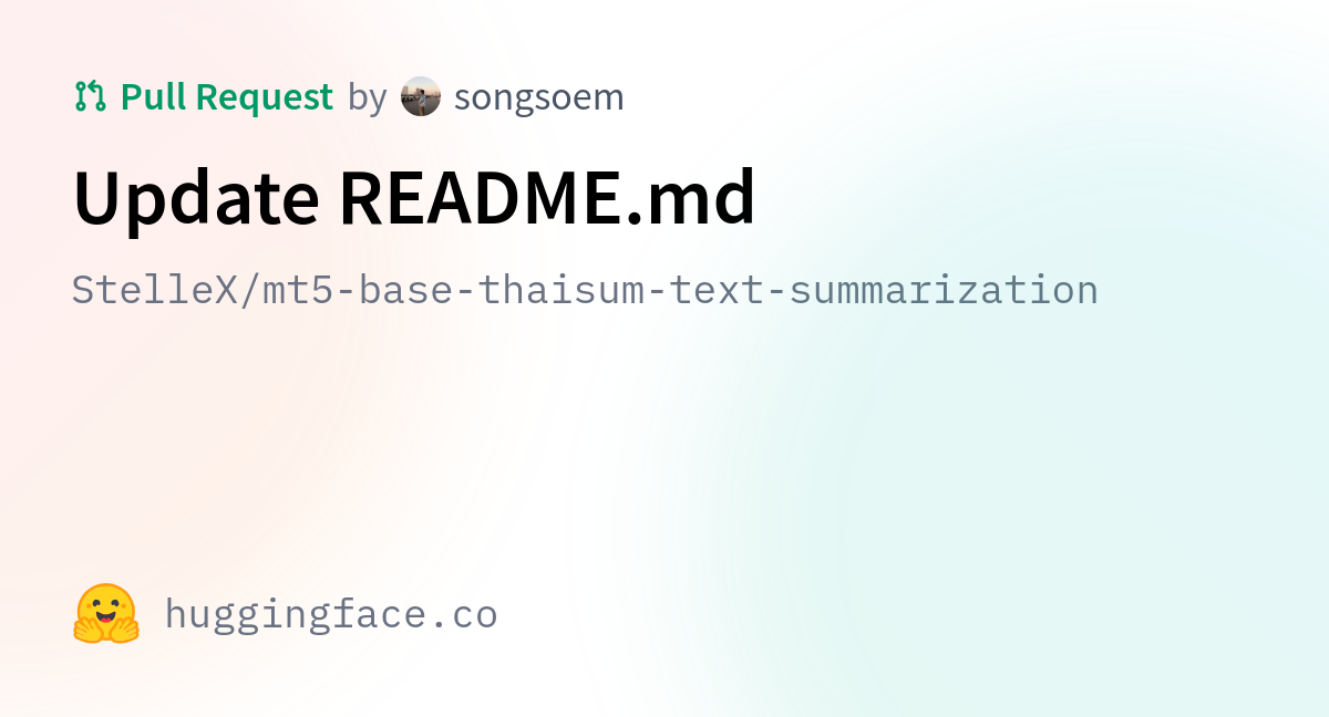 preechanon/mt5-base-thaisum-text-summarization · Update README.md preechanon/mt5-base-thaisum-text-summarization · Update README.md
