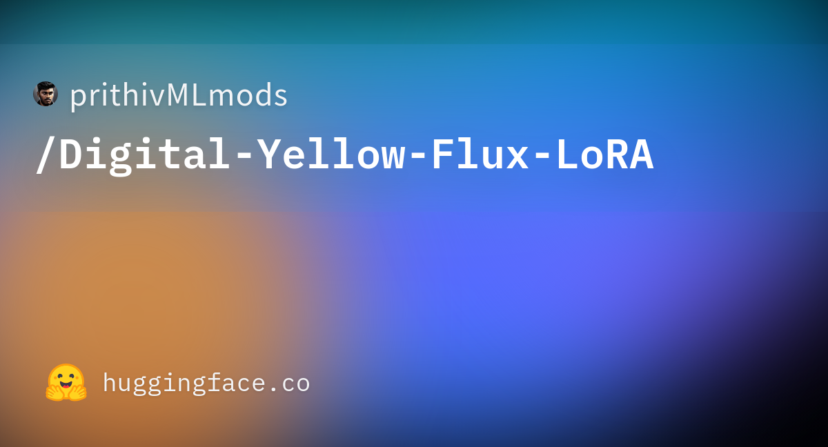 prithivMLmods/Digital-Yellow-Flux-LoRA · Hugging Face prithivMLmods/Digital-Yellow-Flux-LoRA · Hugging Face