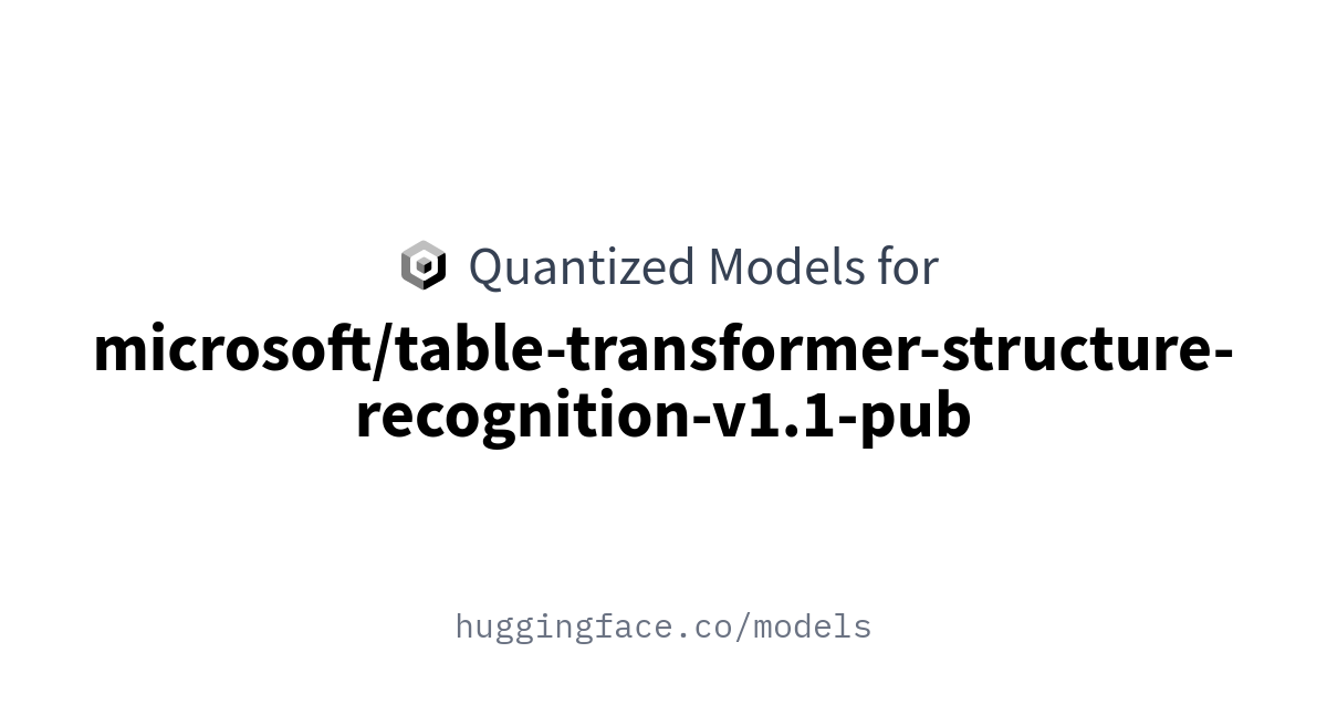 Models Hugging Face