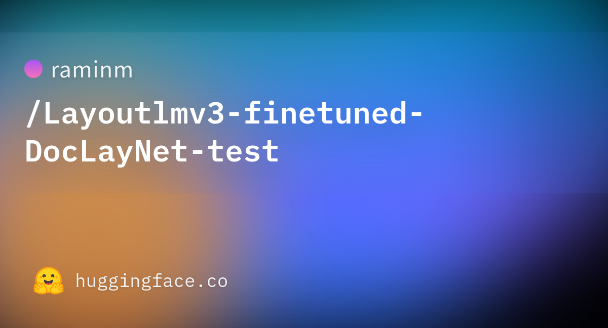 raminm/Layoutlmv3-finetuned-DocLayNet-test · Hugging Face raminm/Layoutlmv3-finetuned-DocLayNet-test · Hugging Face