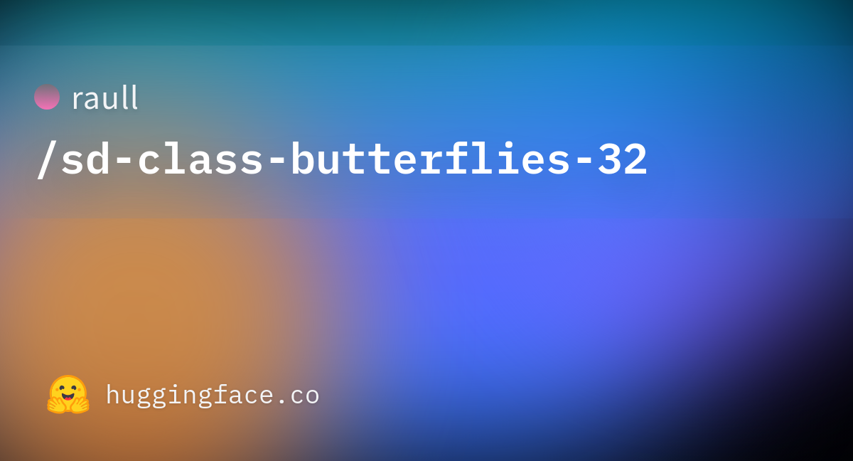 raull/sd-class-butterflies-32 · Hugging Face raull/sd-class-butterflies-32 · Hugging Face