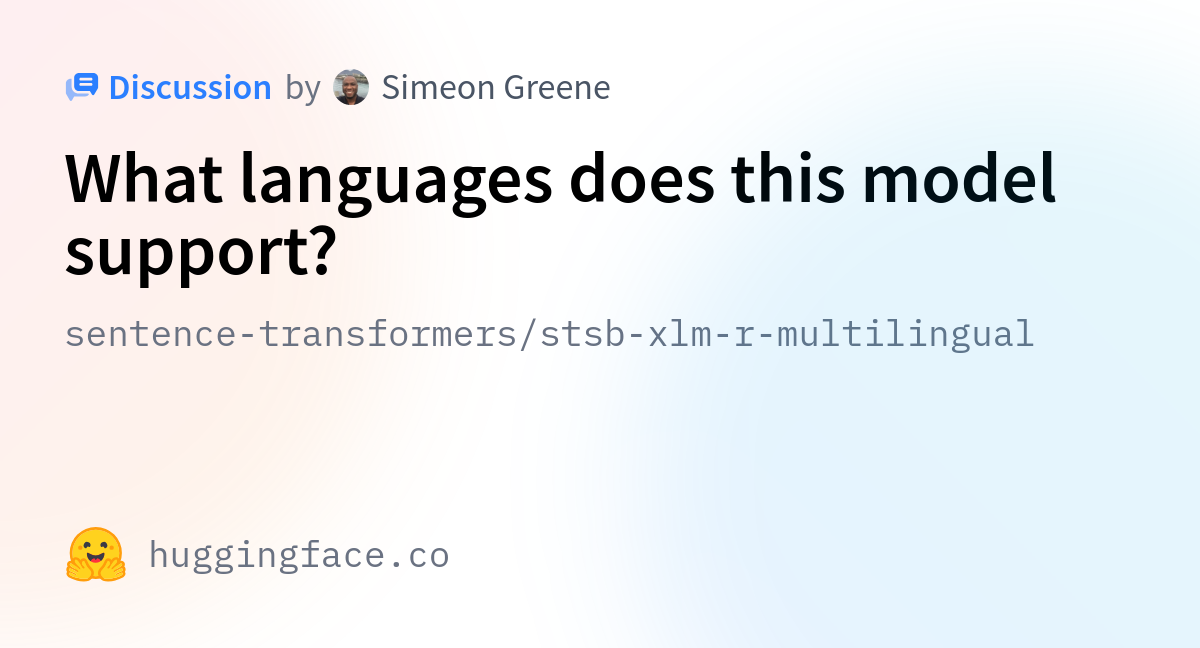 sentence-transformers/stsb-xlm-r-multilingual · What languages does ... sentence-transformers/stsb-xlm-r-multilingual · What languages does ...
