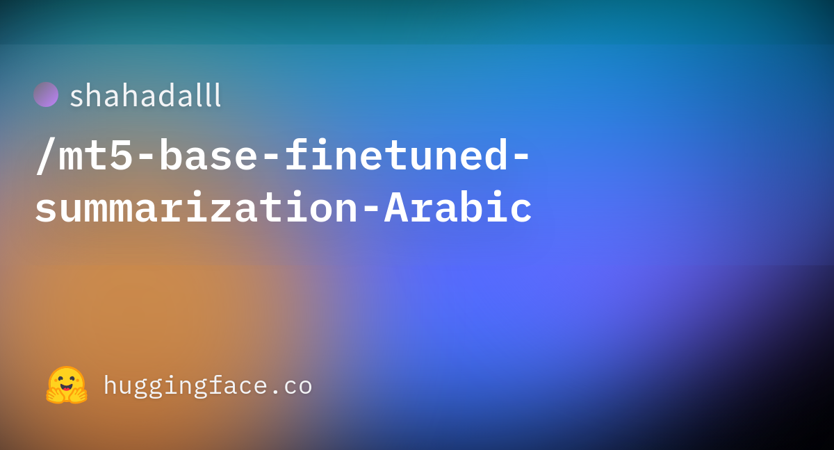 shahadalll/mt5-base-finetuned-summarization-Arabic · Training metrics shahadalll/mt5-base-finetuned-summarization-Arabic · Training metrics