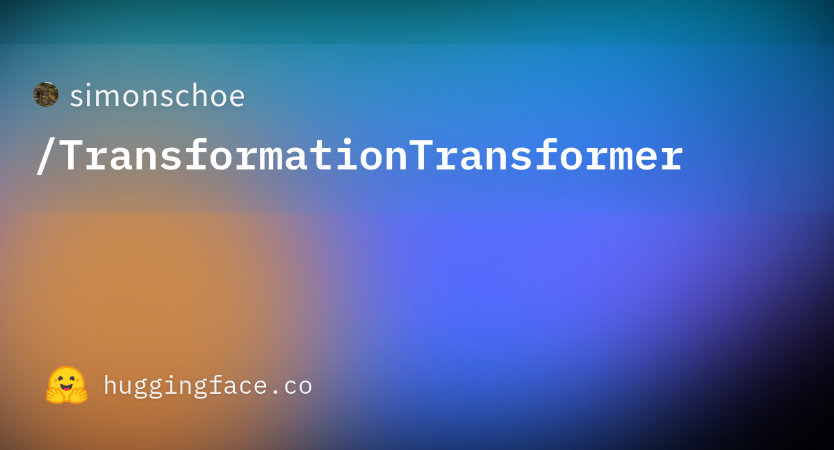 model.safetensors · simonschoe/TransformationTransformer at main model.safetensors · simonschoe/TransformationTransformer at main