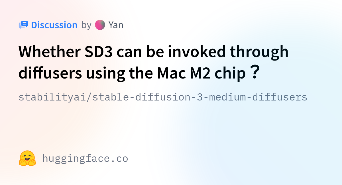 stabilityai/stable-diffusion-3-medium-diffusers · Whether SD3 can be ... stabilityai/stable-diffusion-3-medium-diffusers · Whether SD3 can be ...