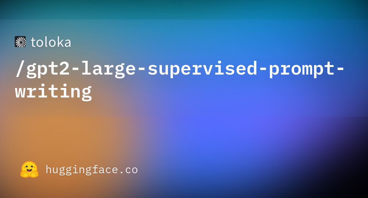 model.safetensors · toloka/gpt2-large-supervised-prompt-writing at main model.safetensors · toloka/gpt2-large-supervised-prompt-writing at main