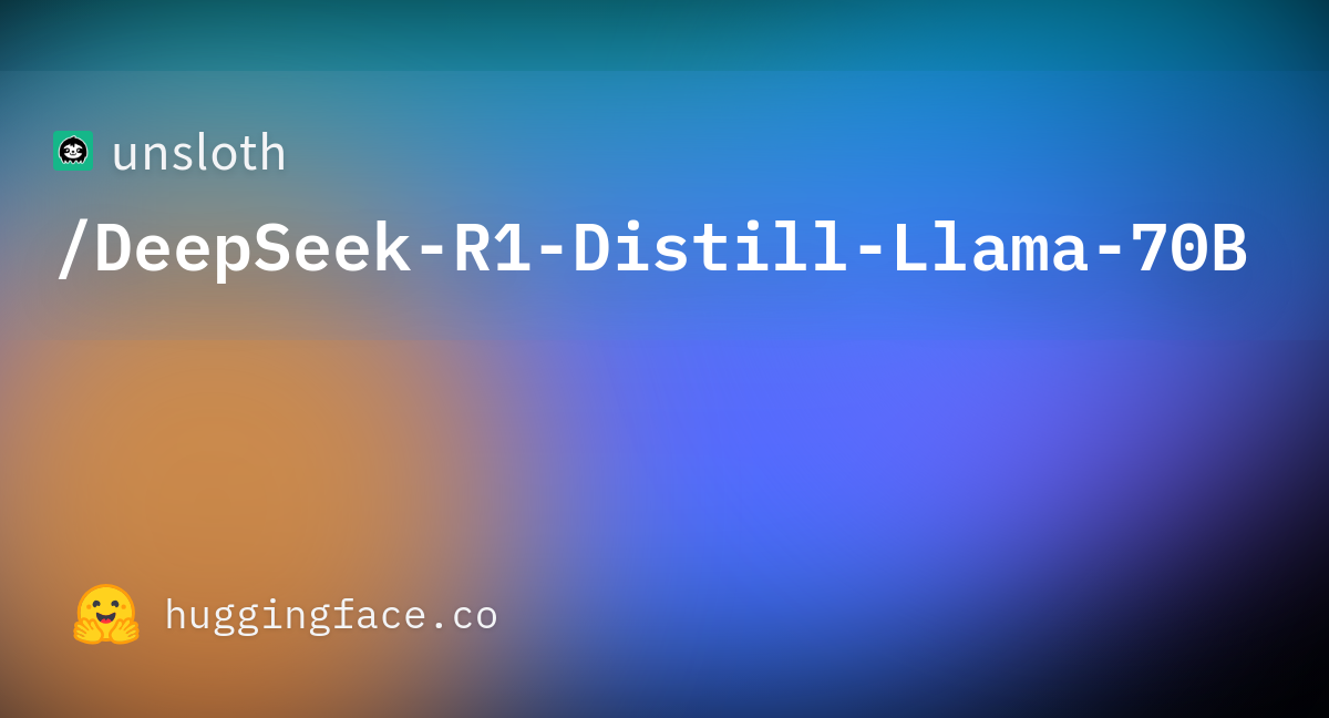 Commits · unsloth/DeepSeek-R1-Distill-Llama-70B Commits · unsloth/DeepSeek-R1-Distill-Llama-70B