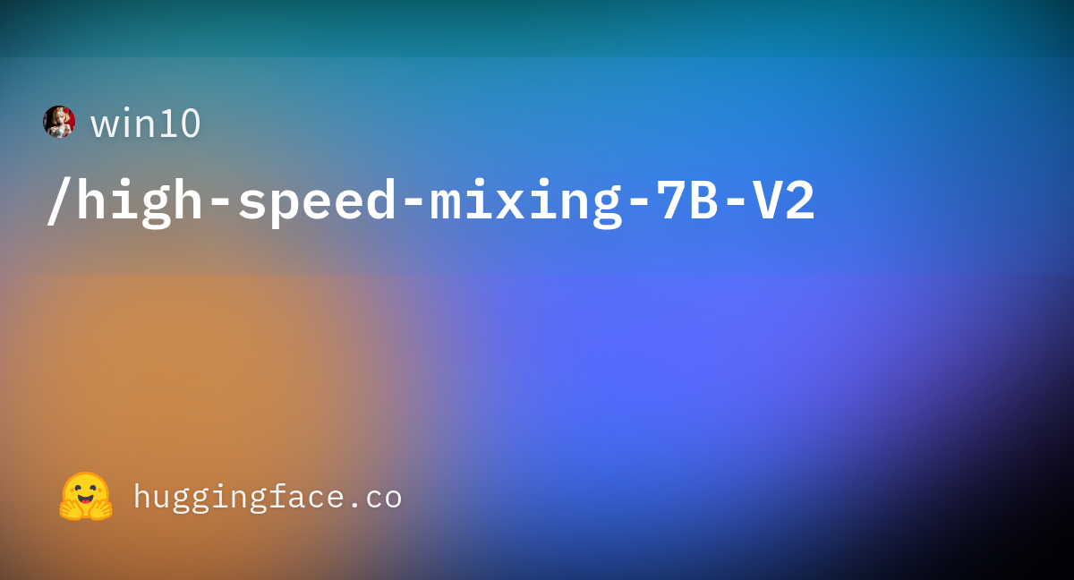model-00011-of-00030.safetensors · win10/high-speed-mixing-7B-V2 at main model-00011-of-00030.safetensors · win10/high-speed-mixing-7B-V2 at main