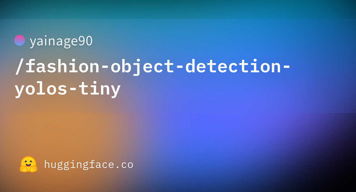 yainage90/fashion-object-detection-yolos-tiny · Hugging Face yainage90/fashion-object-detection-yolos-tiny · Hugging Face