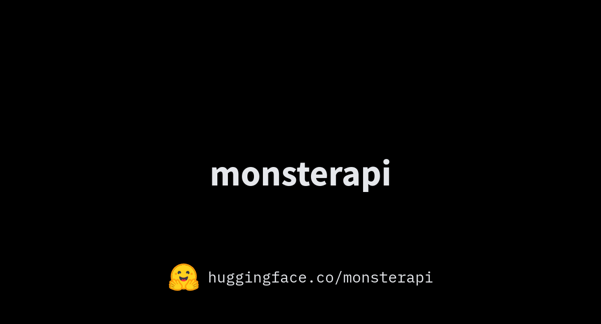 monsterapi (MonsterAPI) monsterapi (MonsterAPI)