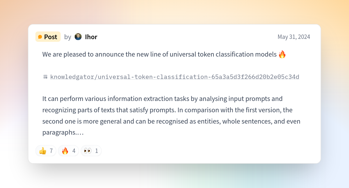 @Ihor on Hugging Face: @Ihor on Hugging Face: