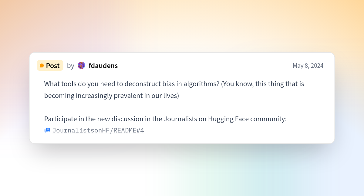 @fdaudens on Hugging Face: @fdaudens on Hugging Face: