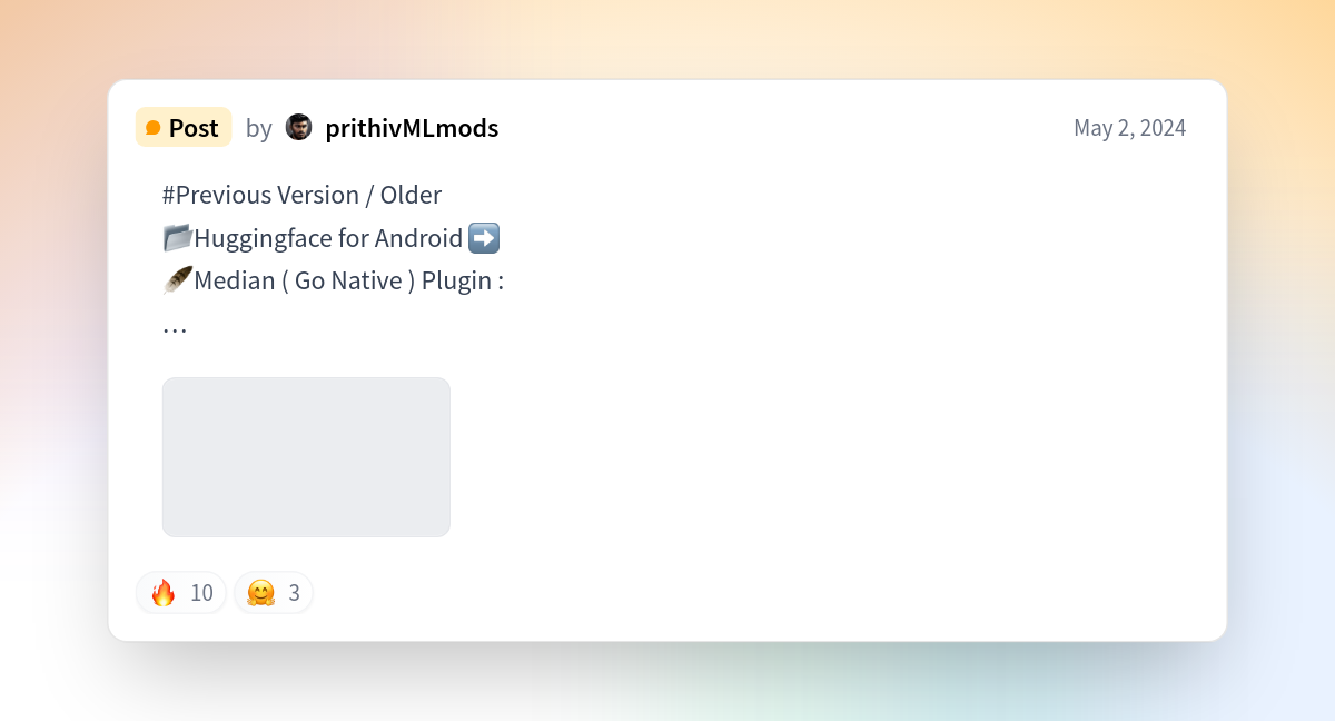 @prithivMLmods on Hugging Face: @prithivMLmods on Hugging Face: