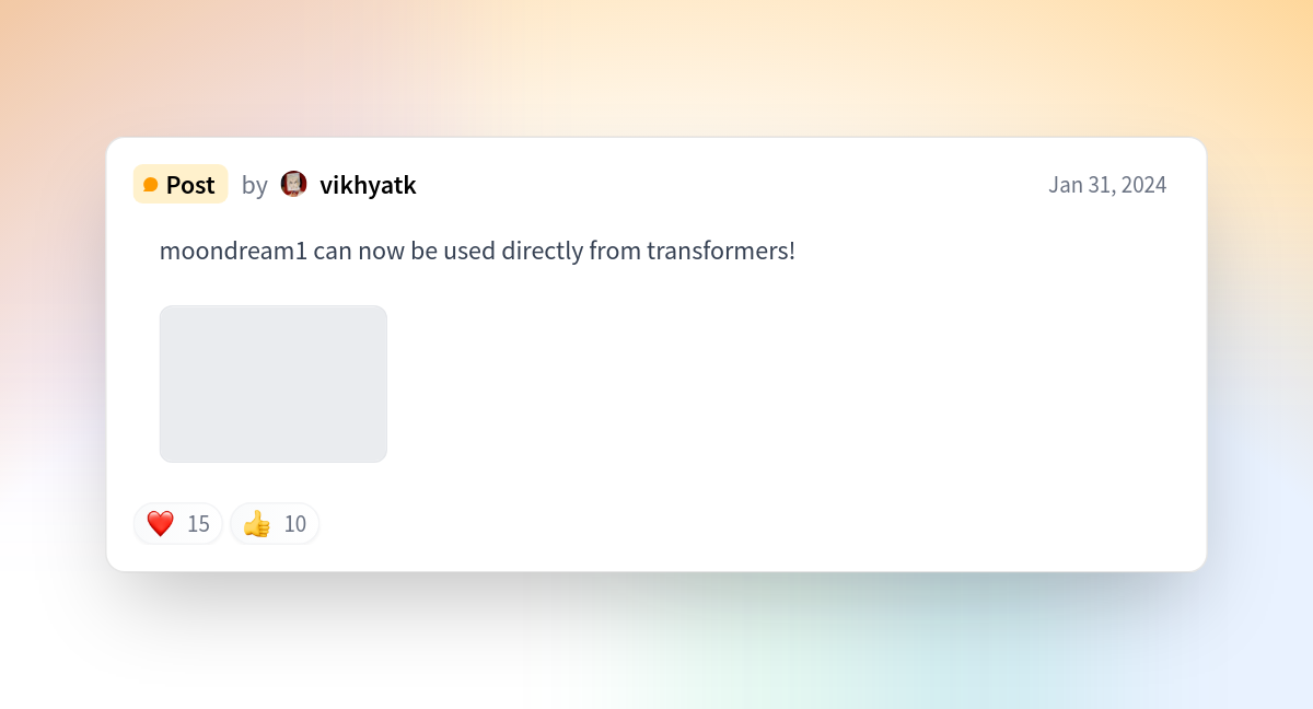 @vikhyatk on Hugging Face: @vikhyatk on Hugging Face: