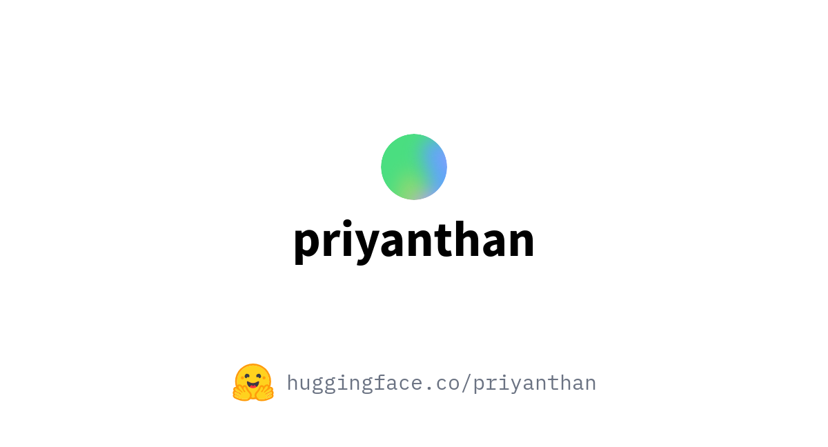 Priyanthan Priyanthan Govindaraj