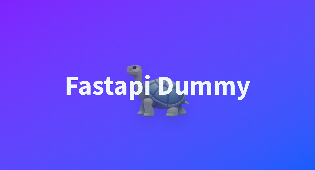 Fastapi Dummy - a Hugging Face Space by AI4EPS Fastapi Dummy - a Hugging Face Space by AI4EPS