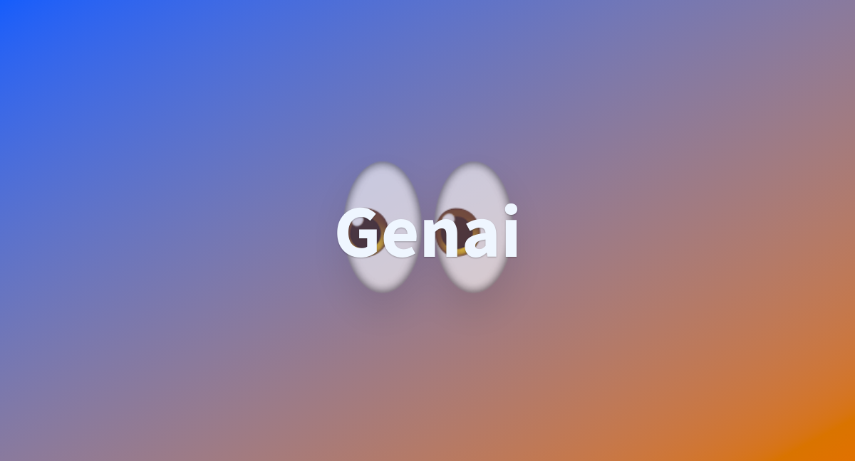 Genai - a Hugging Face Space by BenjamenW Genai - a Hugging Face Space by BenjamenW